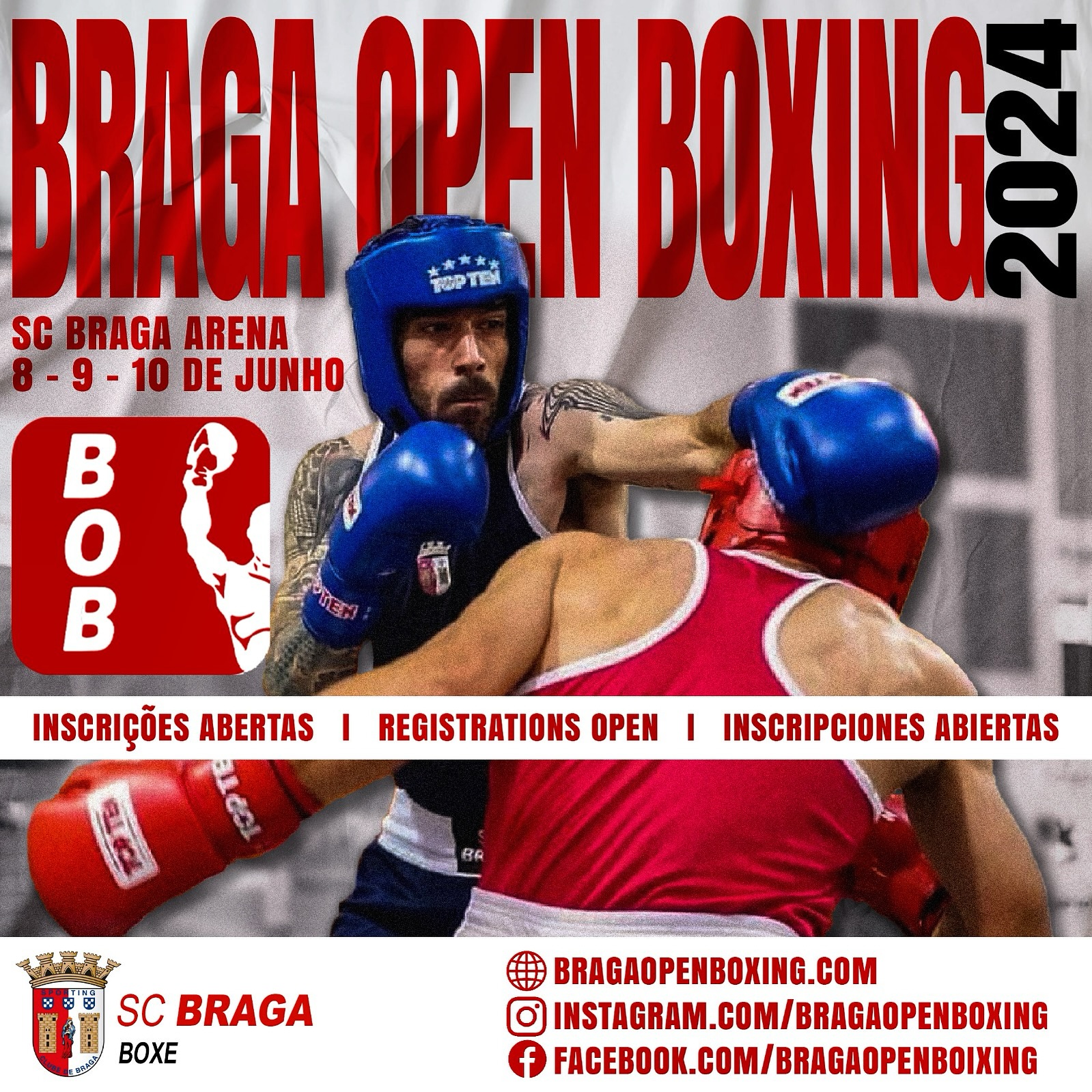 Inscrições oficialmente abertas para o Braga Open Boxing 2024!