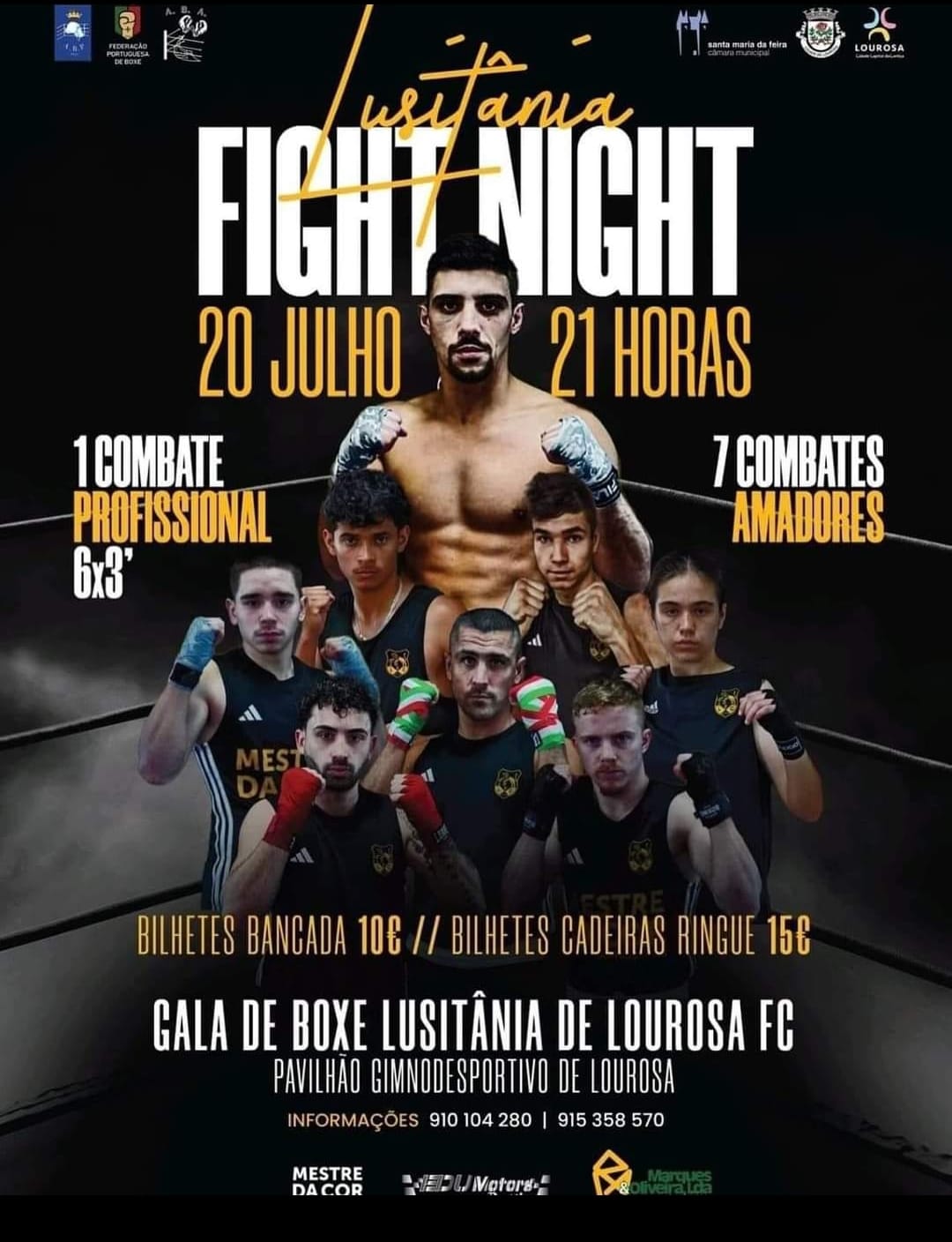 Primeira Gala de Boxe do Lusitânia de Lourosa: Uma Noite de Combates ...