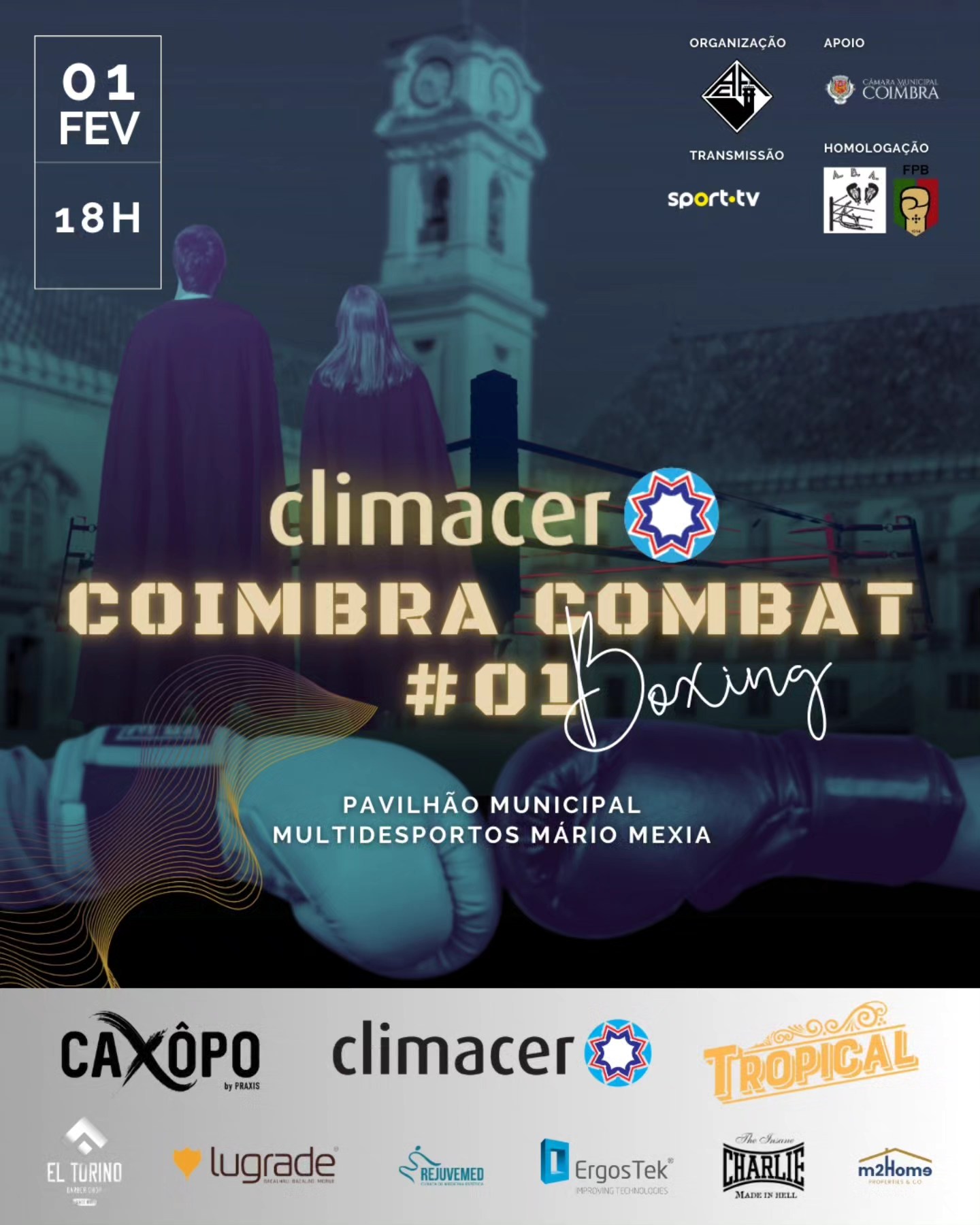 Coimbra recebe a primeira edição do CLIMACER COIMBRA COMBAT